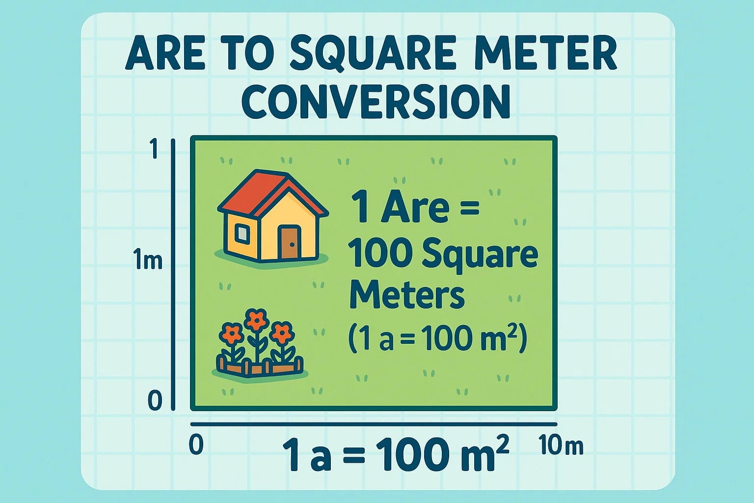 Konverter Are ke Meter Persegi - JetCalculator
