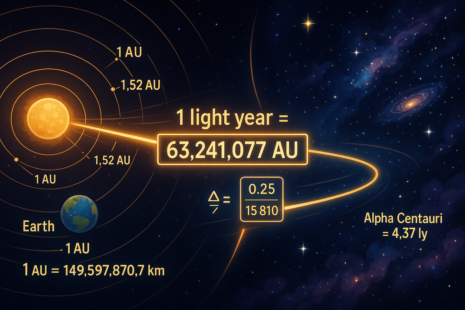 Konverter Tahun Cahaya ke Satuan Astronomi - JetCalculator